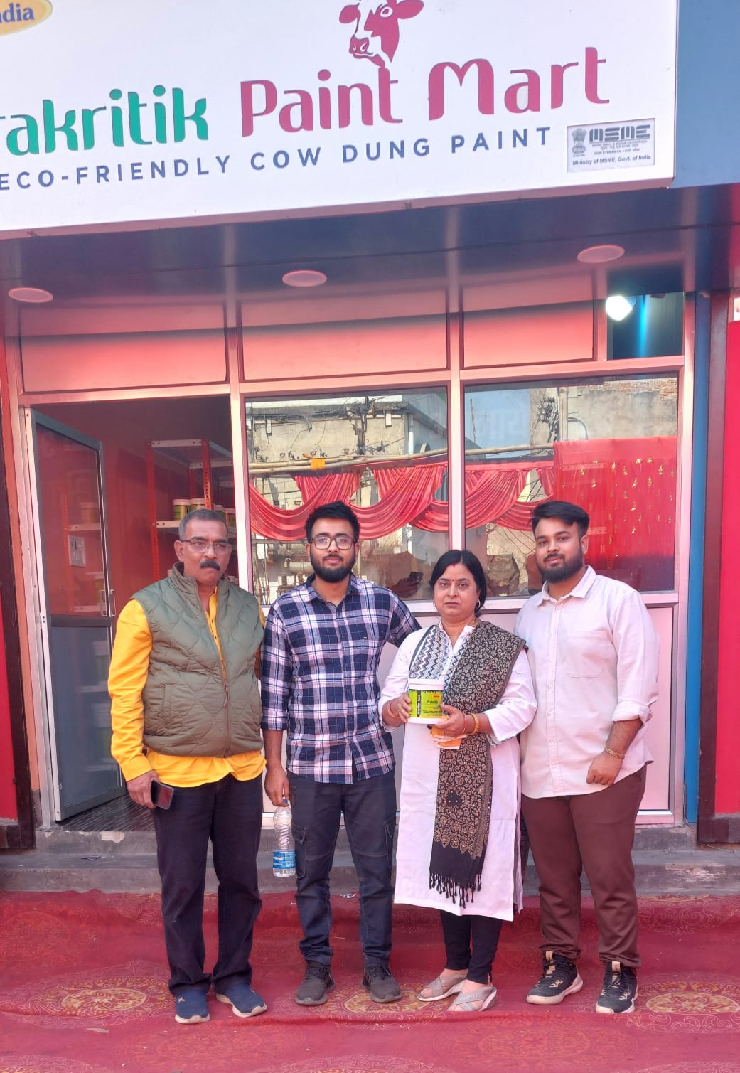 Natural Paint Mart inaugurated in Bhuiyandih - Prakritik Paint